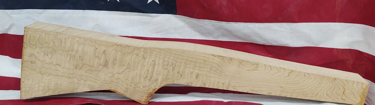 Maple Rifle Stock #1 – Tech Woods USA